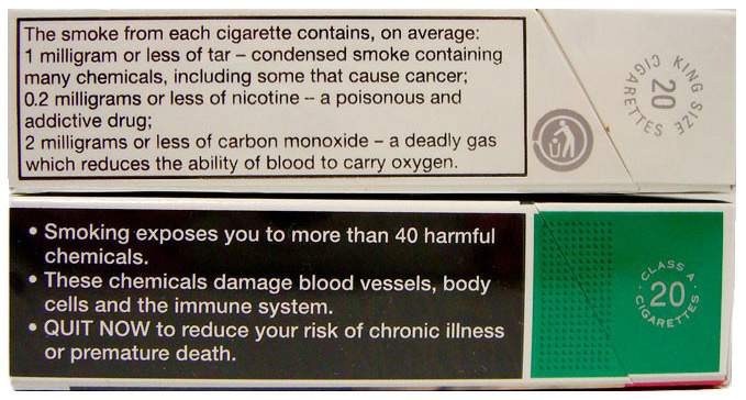 12.9 Labelling of tobacco products in Australia - Tobacco in Australia